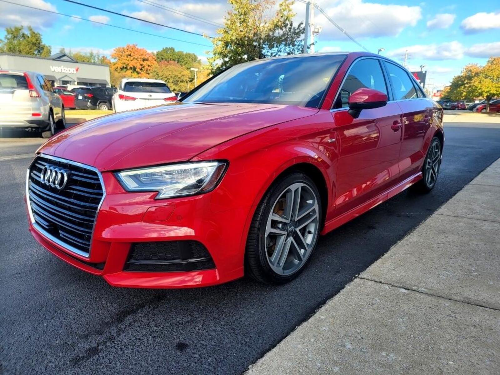 Audi A3 Sedan Red